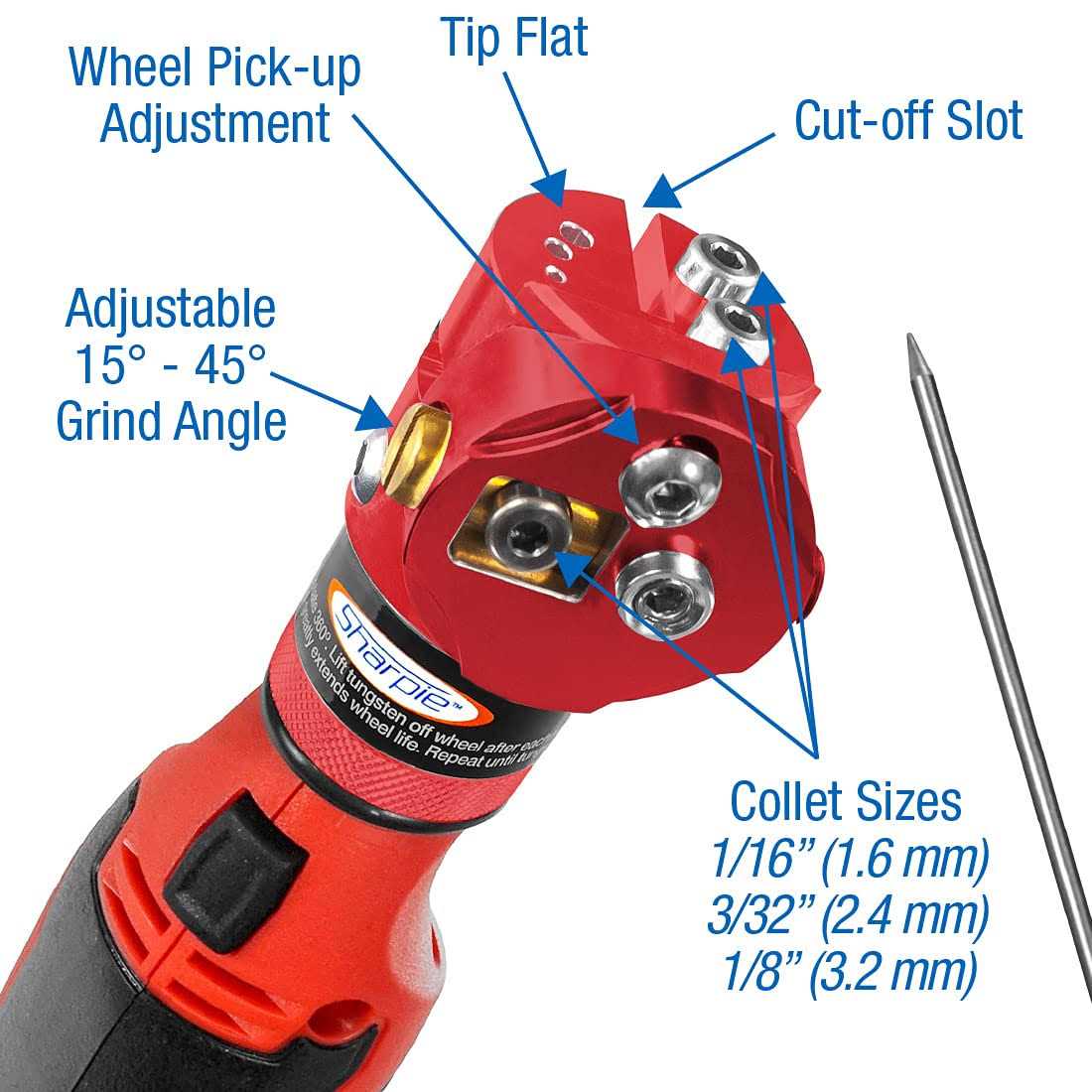 Sharpie DXCL Hand-Held Cordless Tungsten Sharpener Grinder - Hardware ...