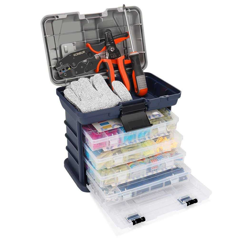 konbur home marine automotive electrical tool kit set with wire ...