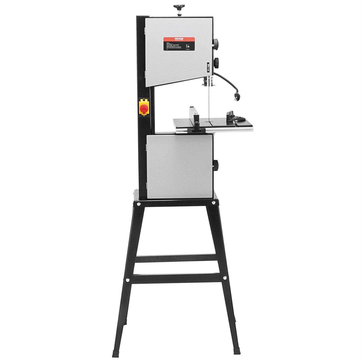 VEVOR Band Saw with Stand 10-Inch 560 & 1100 Rpm Two-Speed Benchtop ...