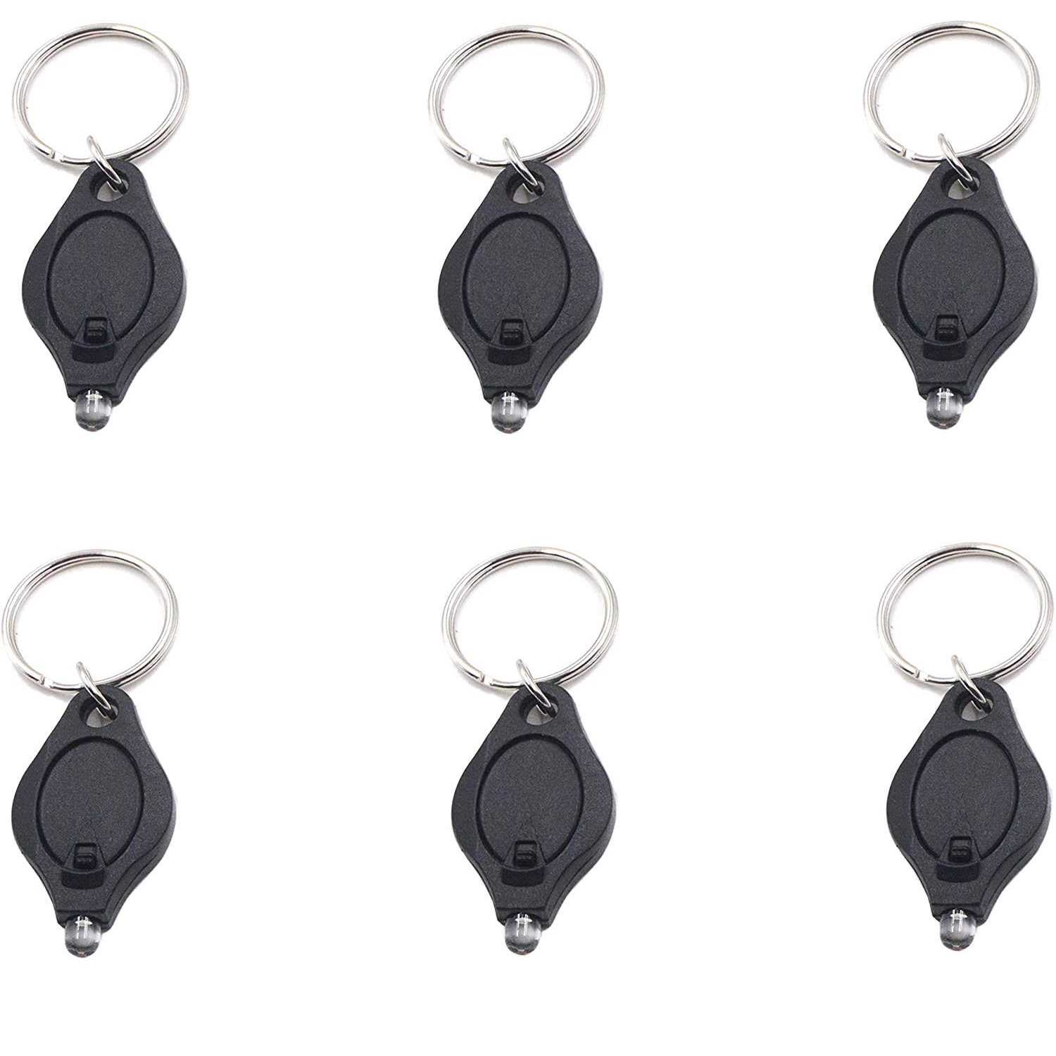 RaySoar Ultra Bright Mini LED Keychain Flashlight Key ring Flashlight ...