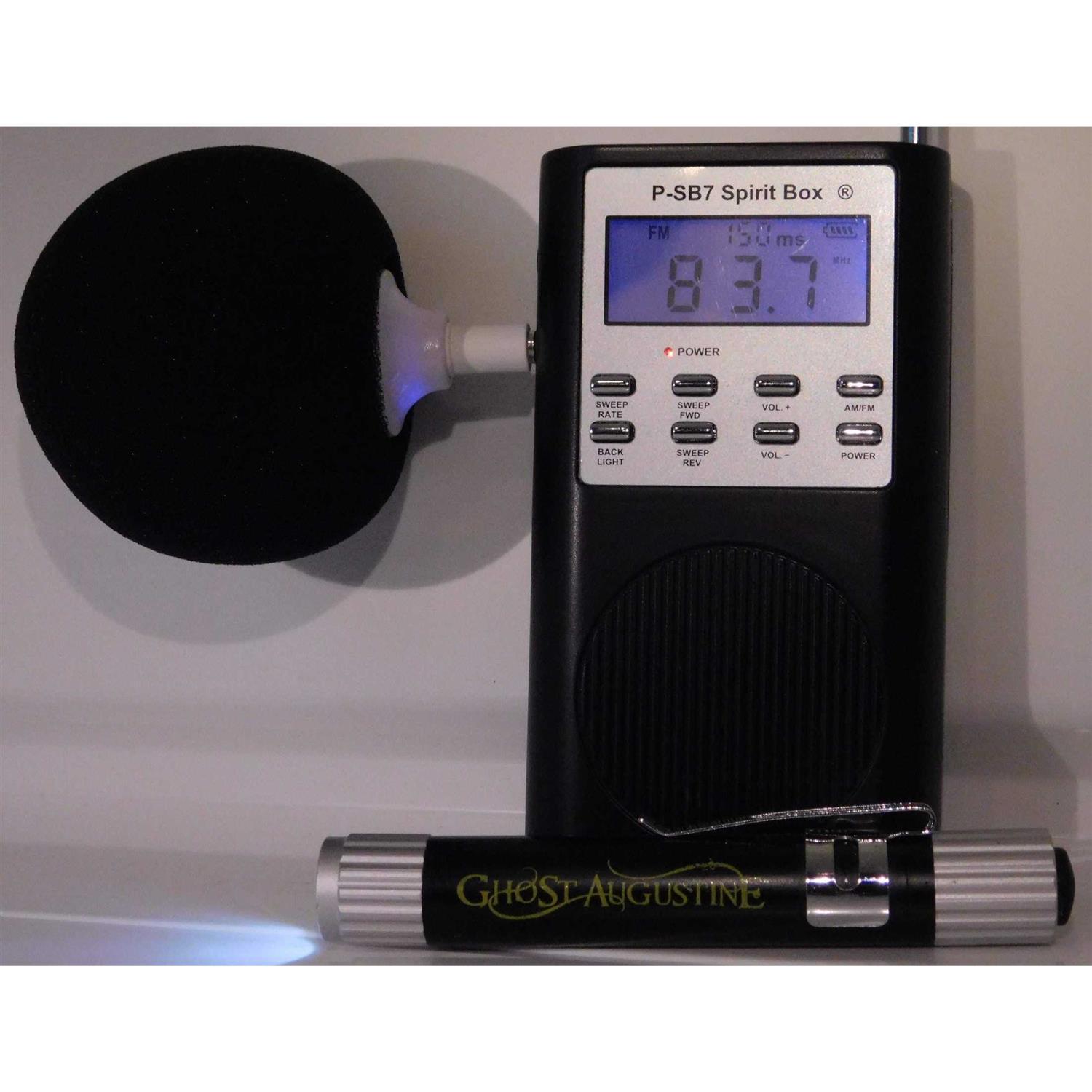 P-SB7 & GhoSt Augustine SB7T Spirit Box Paranormal Research Device with ...