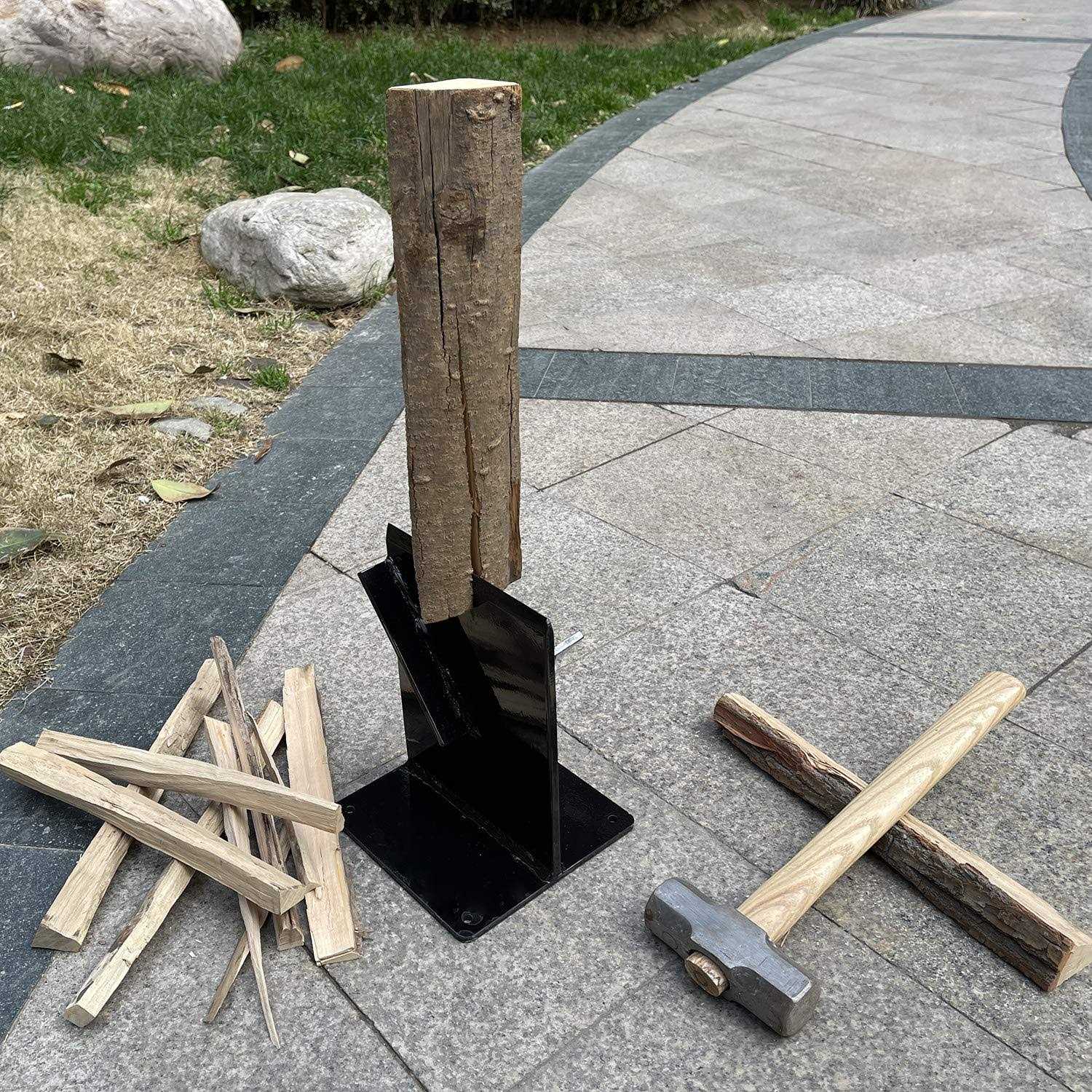 Hi Flame Firewood Kindling Splitter for Wood Stove Fireplace and Fire ...