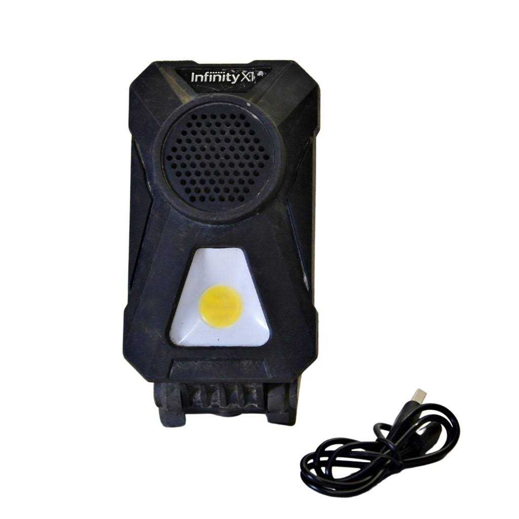 Infinity X1 Rechargeable Work Light with Bluetooth Speakers - Hardware ...