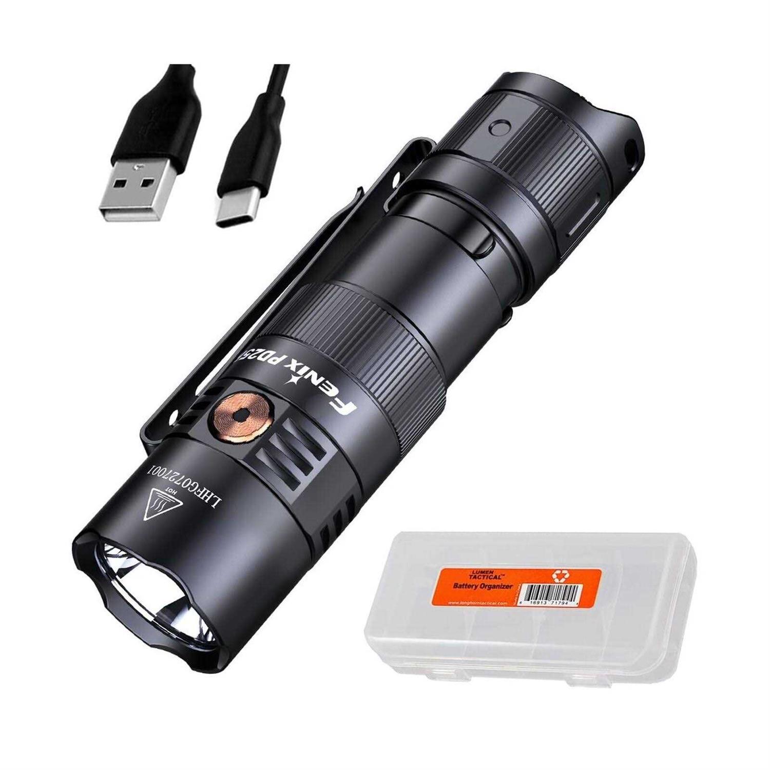Fenix PD25R Rechargeable EDC Flashlight - Hardware&Tools Online Store