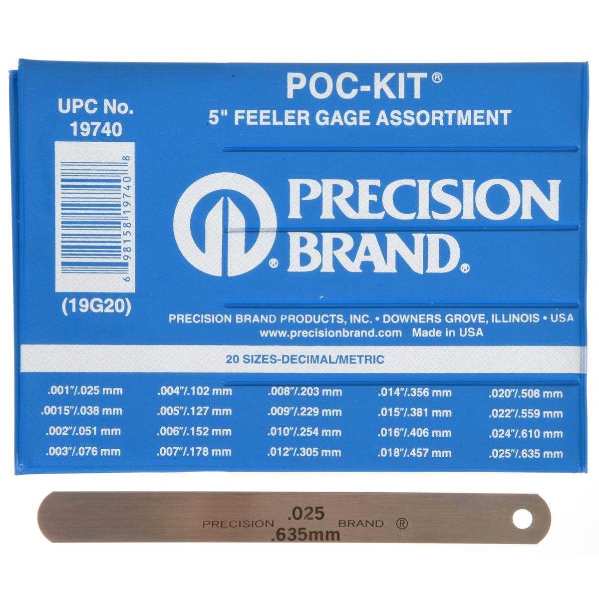 Precision Brand Feeler Gage Set 19740 - Hardware&Tools Online Store