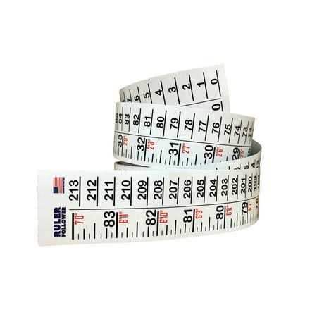 Height Indicator Adhesive Ruler American-Made 7 Foot Ruler on a Sticker ...