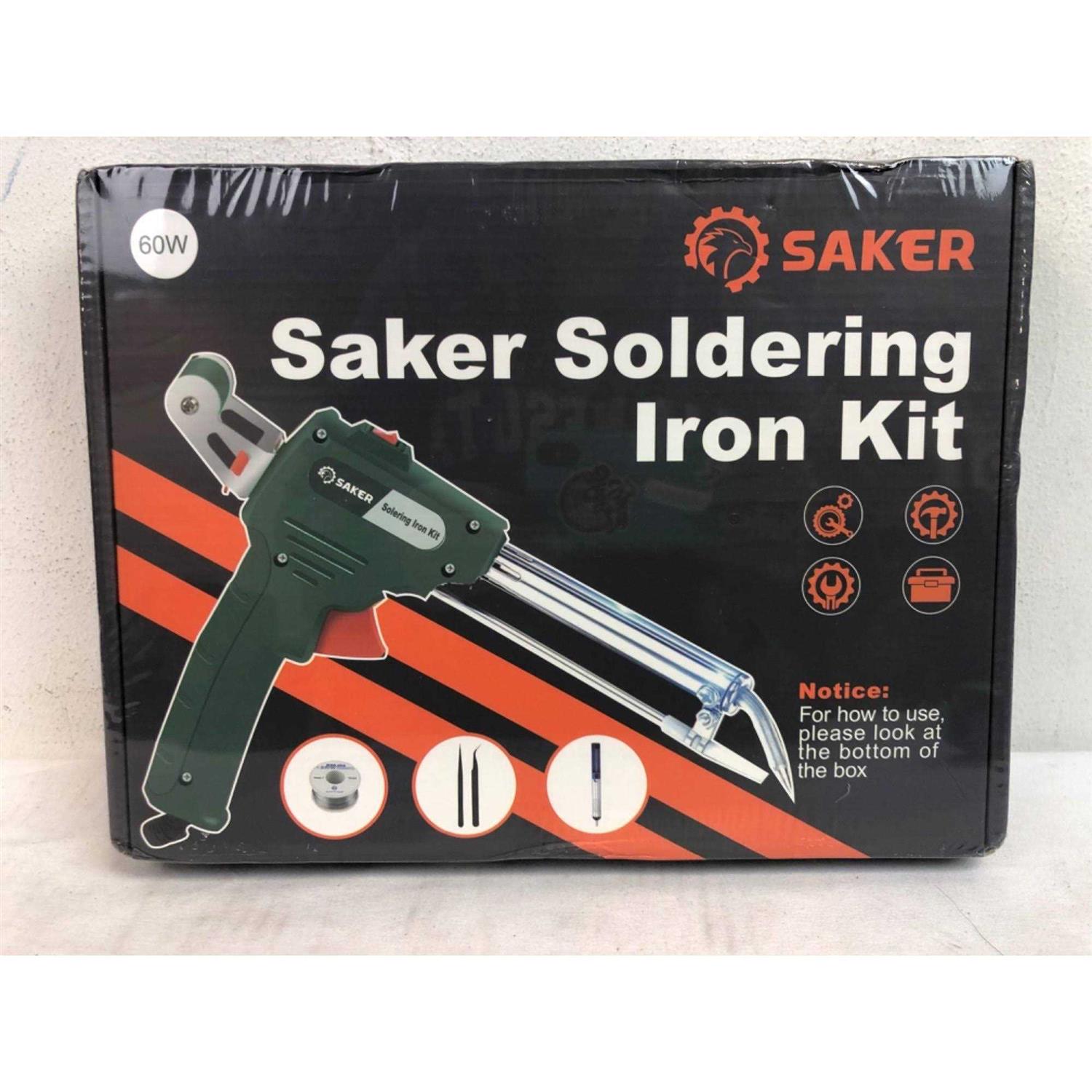 Saker Soldering Iron Kit 60W 110v Corded Electric Welding Gun with ...