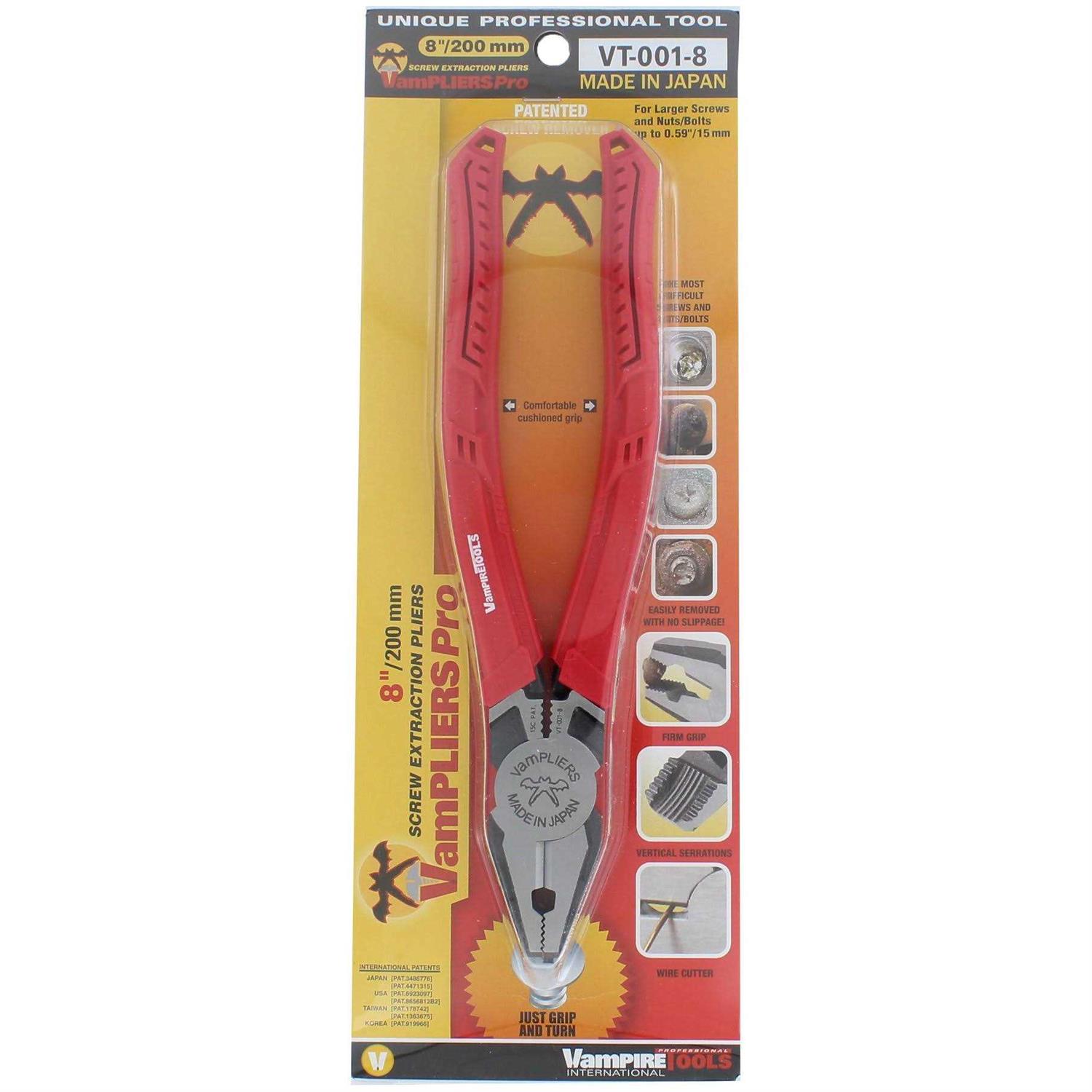 Vampire Professional Tool VAMPLIERS PRO 8 Screw Extraction Linesman ...