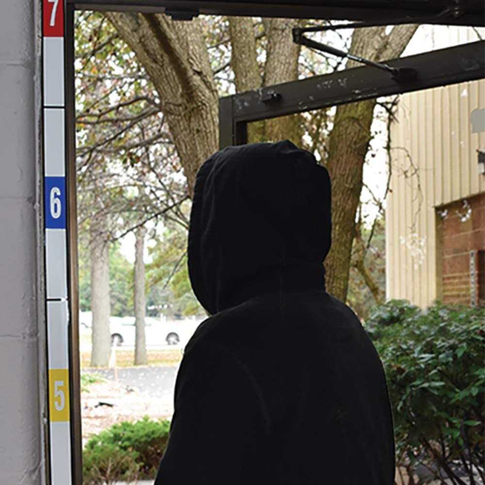 Color Coded Height Indicator Tape That Mounts to or Near Door Frame ...