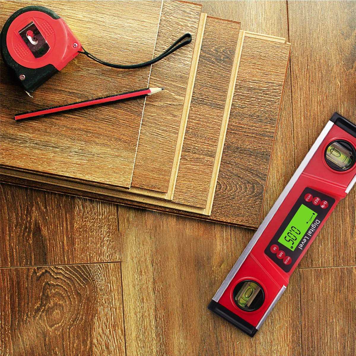 Digital Level and Protractor 10 Inch IP54 Protected Electronic Bubble ...