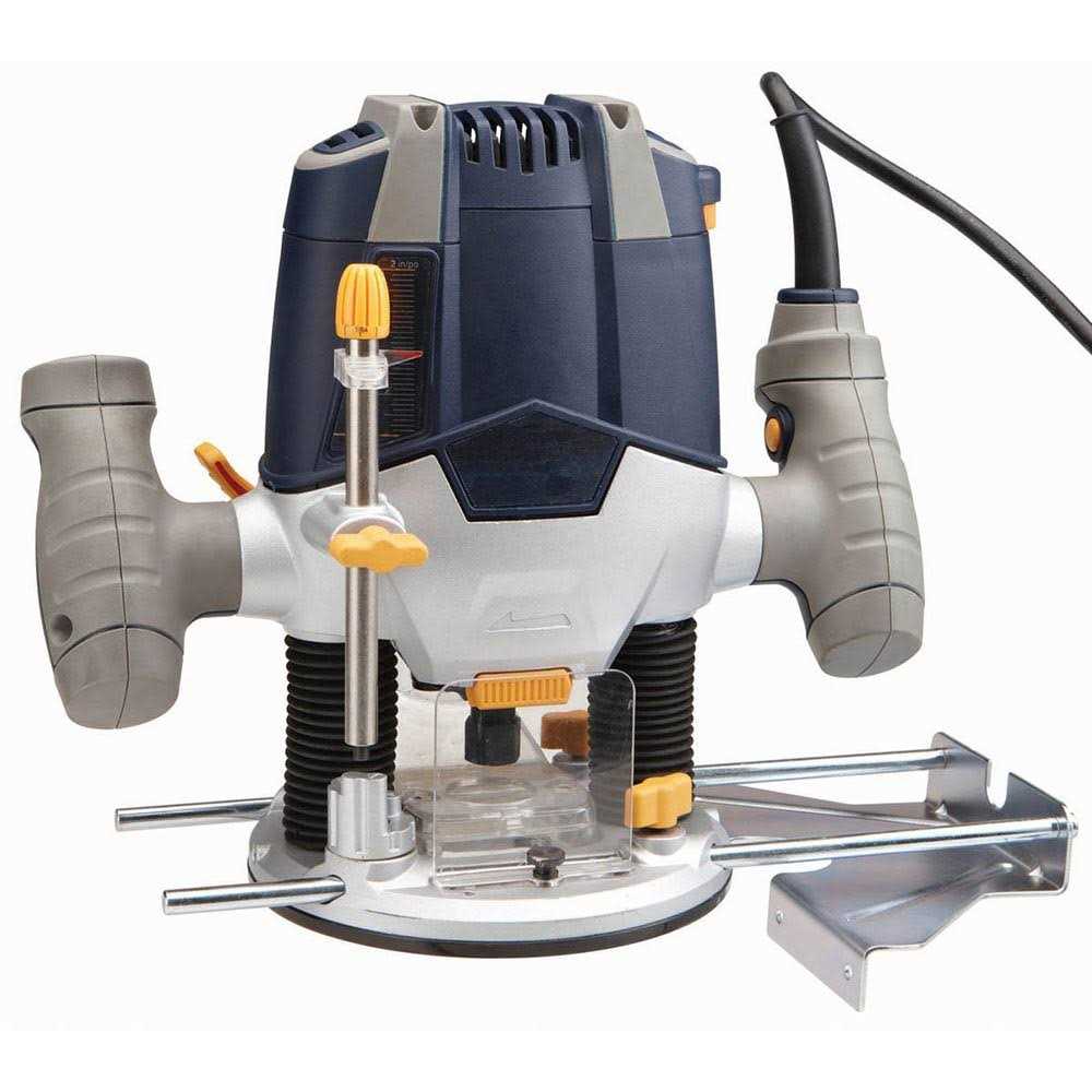 Chicago Electric 1-1/2 HP Variable Speed Plunge Router Super Duty ...