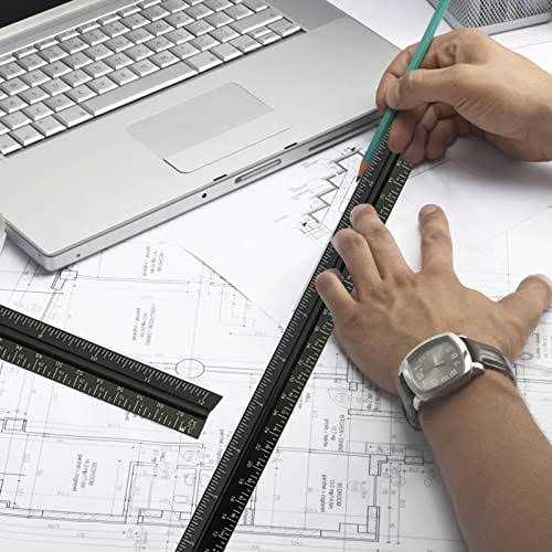 DAGONGREN Architectural Scale Ruler For Blueprint - Hardware&Tools ...