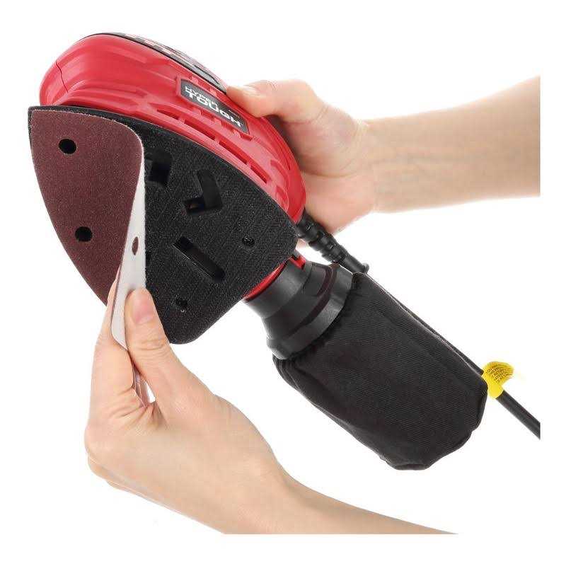 Hyper Tough Hypertough 1.5-Amp Detail Sander with Sand Paper aq20037g ...