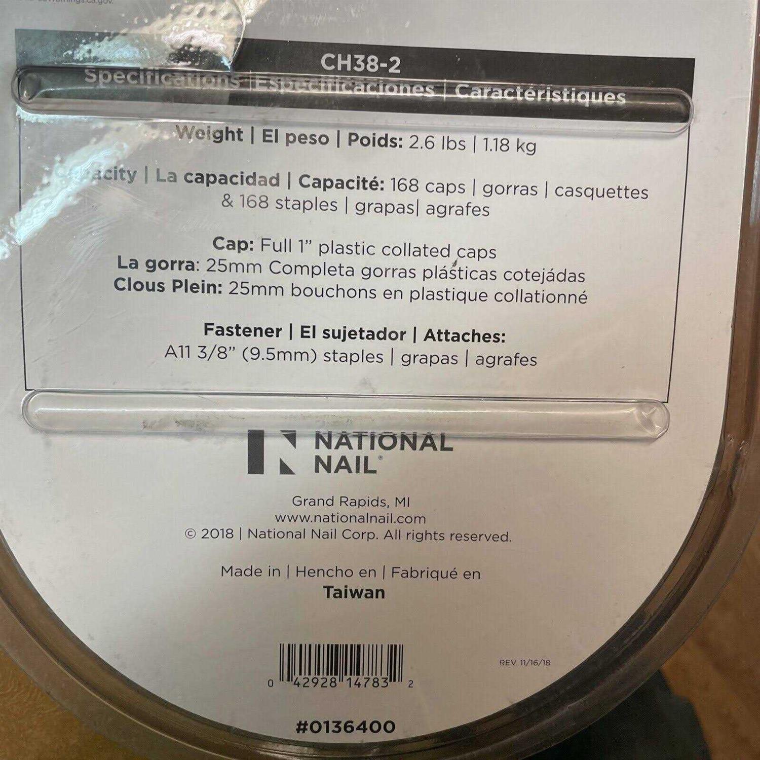 Stinger 136400 Cap Hammer Stapler - Hardware&Tools Online Store