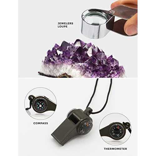 INCLY Rock hounding Geology Hammer Tool 32oz Rock Pick Hammer 3 PCS ...