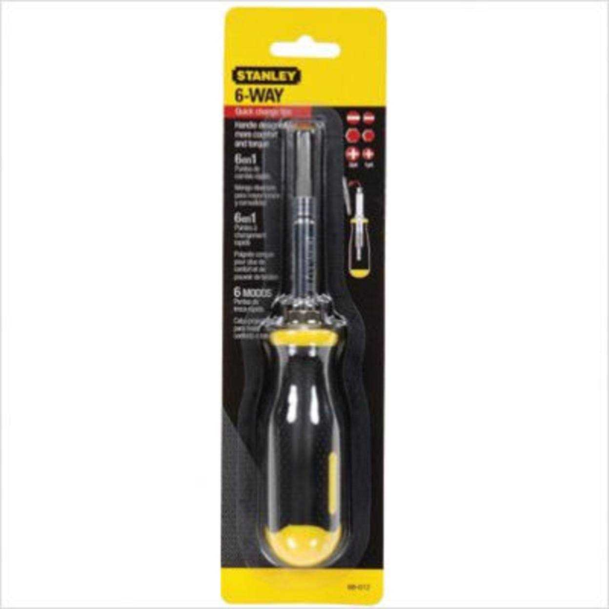 Stanley 68-012 All-in-One 6-Way Screwdriver Set - Hardware&Tools Online ...