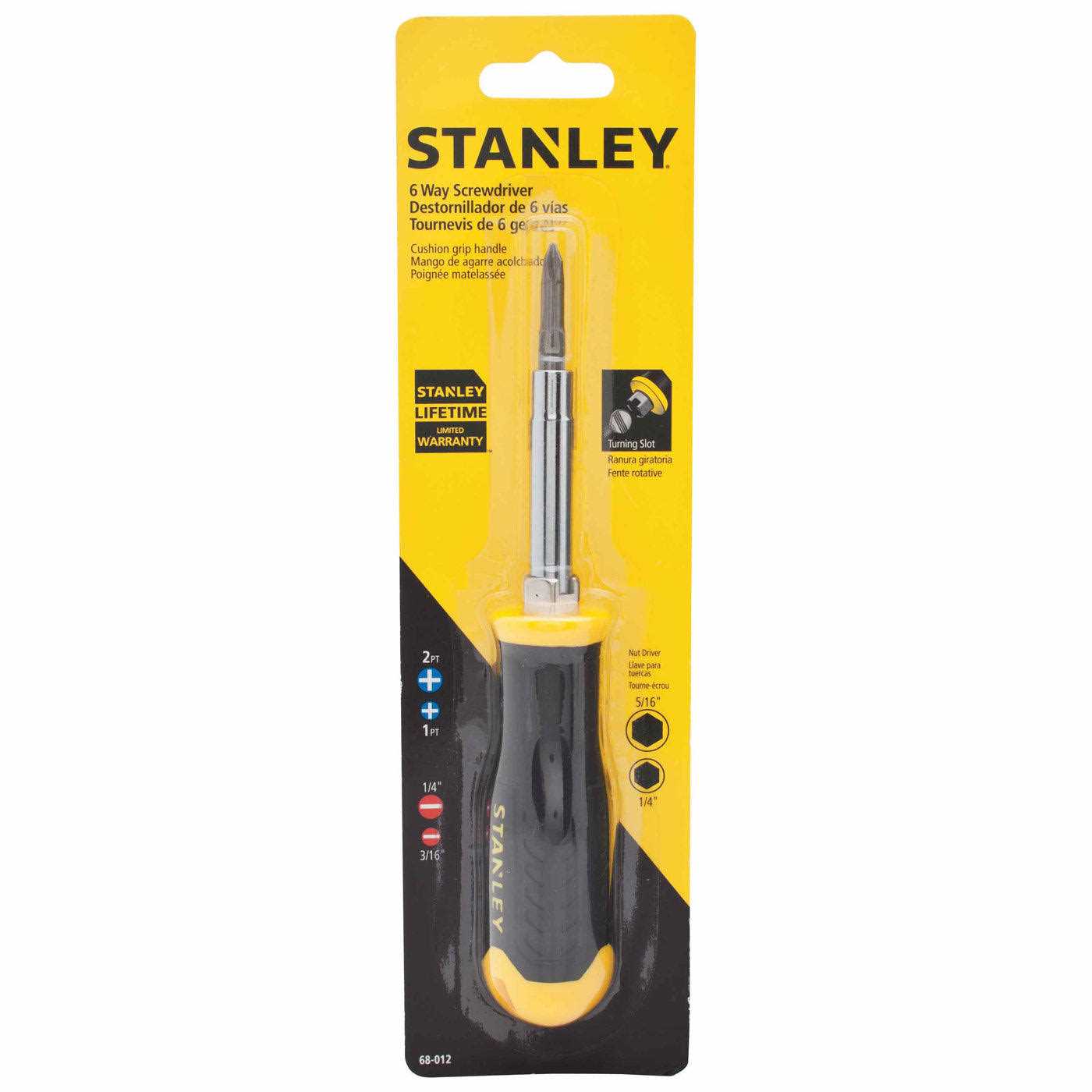 Stanley 68-012 All-in-One 6-Way Screwdriver Set - Hardware&Tools Online ...