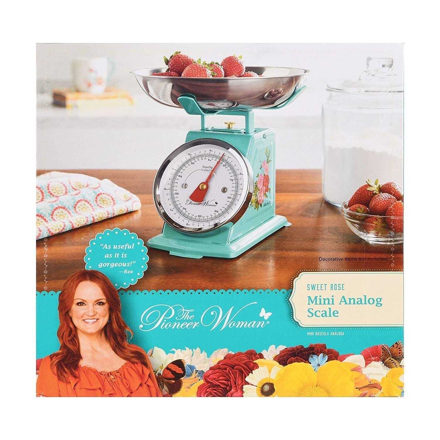 The Pioneer Woman Stainless Steel Mini Analog Scale - Hardware&Tools ...