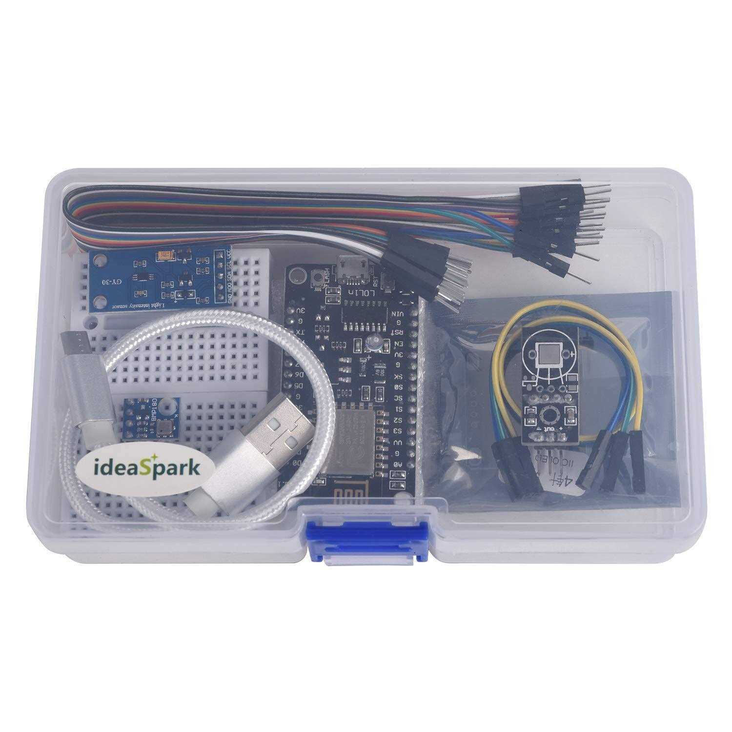 ESP8266 Weather Station Kit with DHT11 Temperature Humidity BMP180 ...