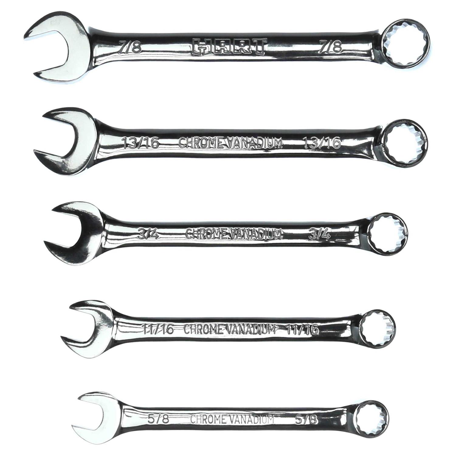 Hart 11-Piece Combination Wrench Set with Tool Pouch - Hardware&Tools ...
