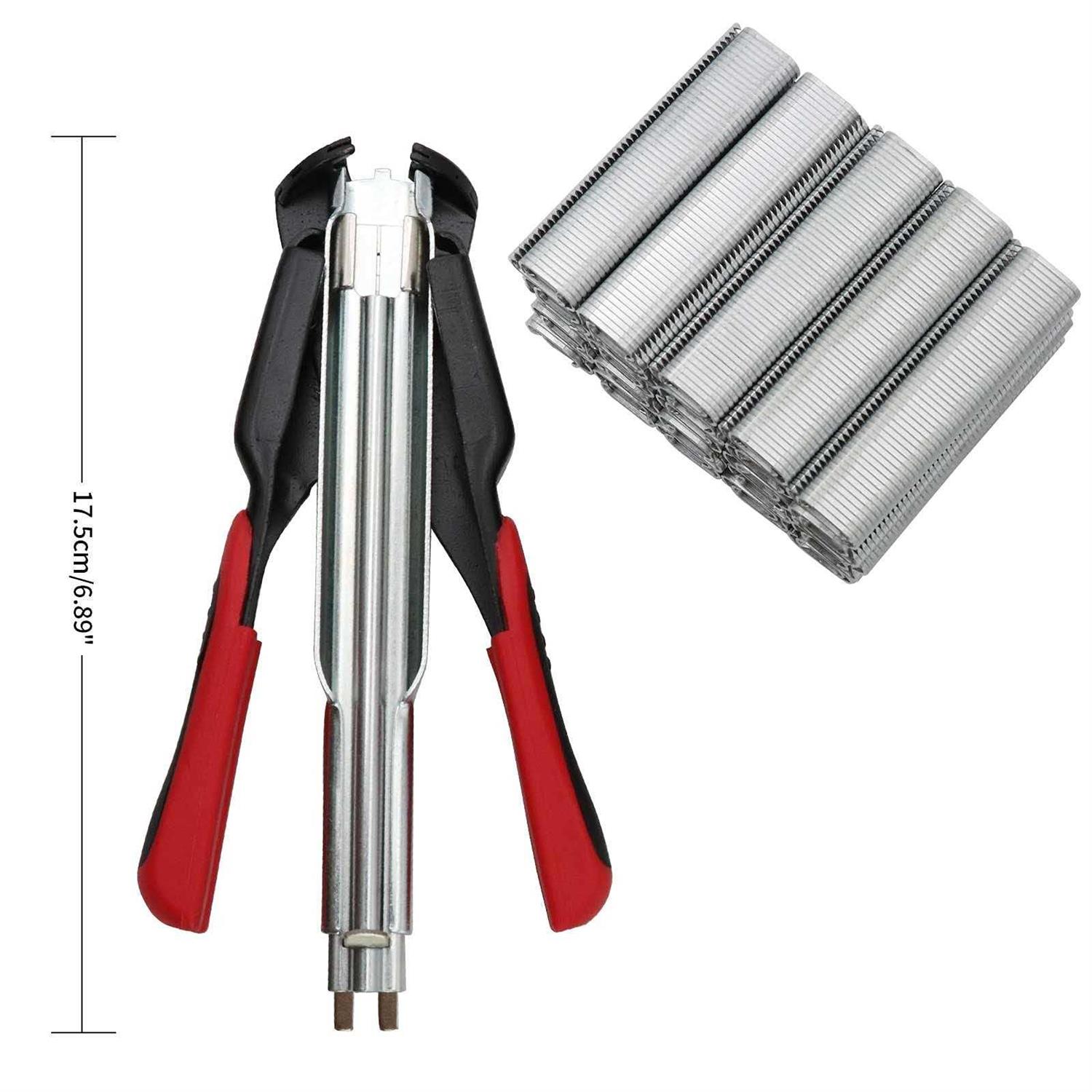 nomal Spring Loaded Hog Ring Pliers Kit with 2500pcs Hog Rings ...