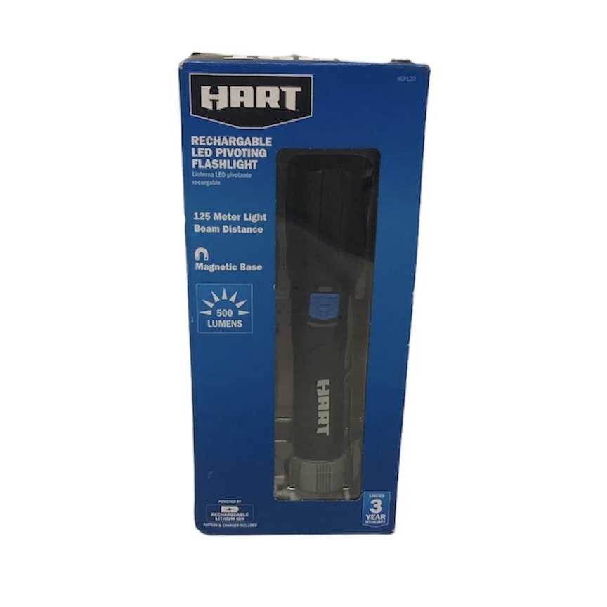 Hart Rechargeable LED Pivoting Flashlight HUFL20 - Hardware&Tools ...