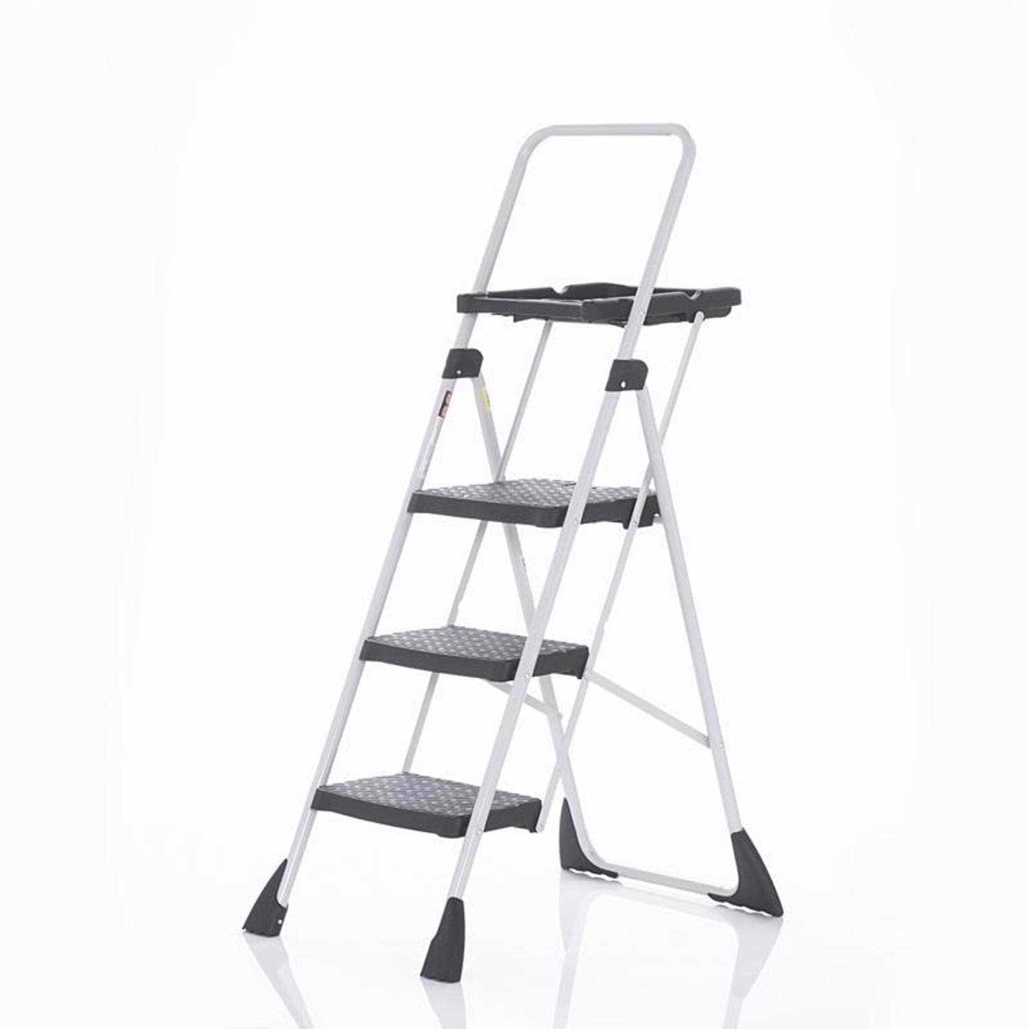 Cosco Tri Step Plus Type II Tubular Steel Platform Ladder - Hardware ...