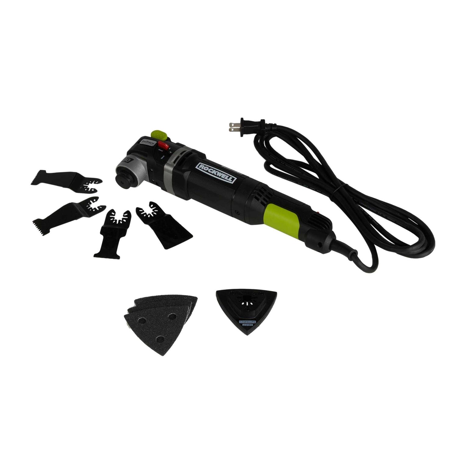 Rockwell Sonicrafter F80 4.5A Corded Oscillating Multi-Tool RK683 ...