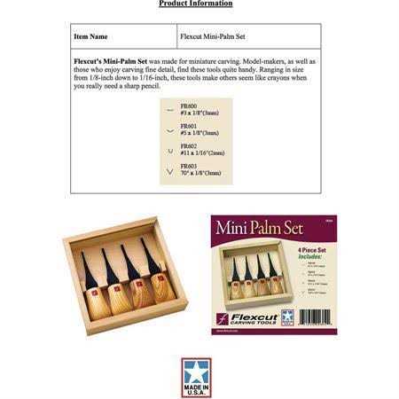 Flexcut Mini Palm Set - Hardware&Tools Online Store