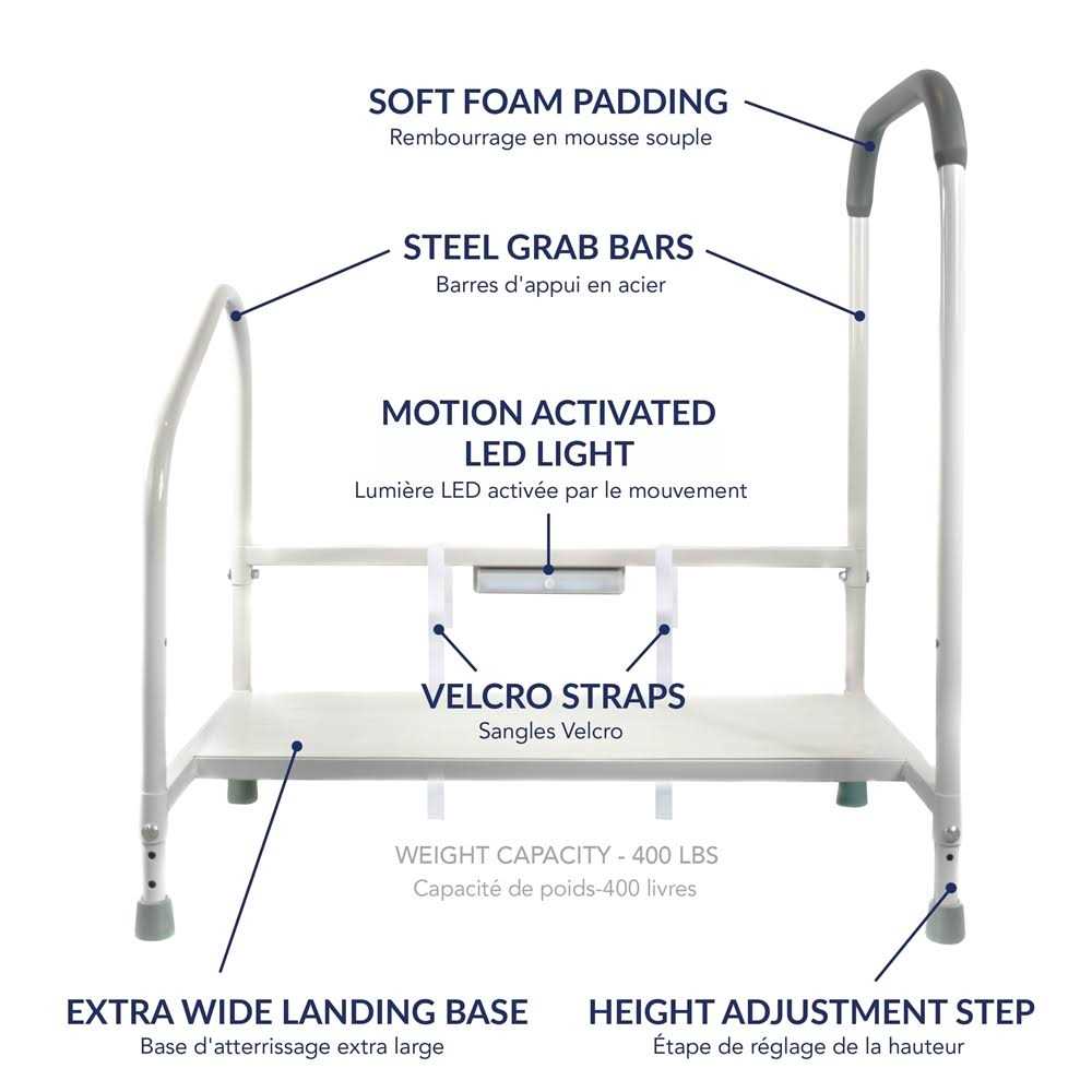 Step2Bed Adjustable Height Bed Step Stool - Hardware&Tools Online Store