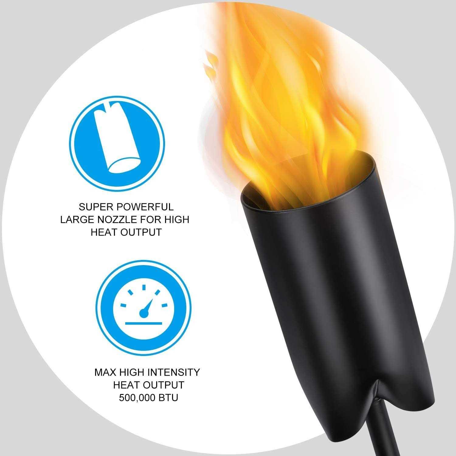 IGNIGHTER Mega-Torch Propane Weed Burner Powerful 500,000 BTU ...