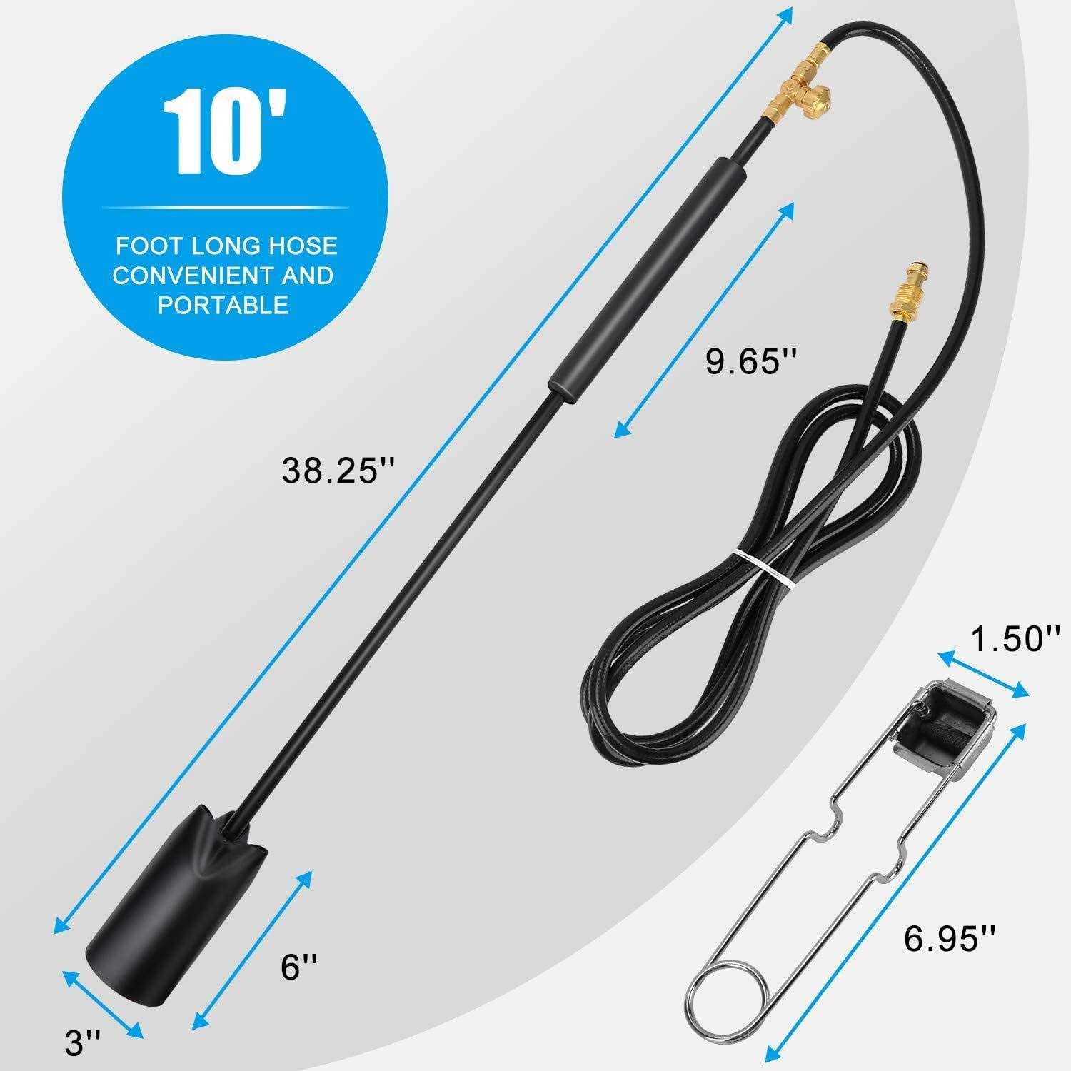 IGNIGHTER Mega-Torch Propane Weed Burner Powerful 500,000 BTU ...