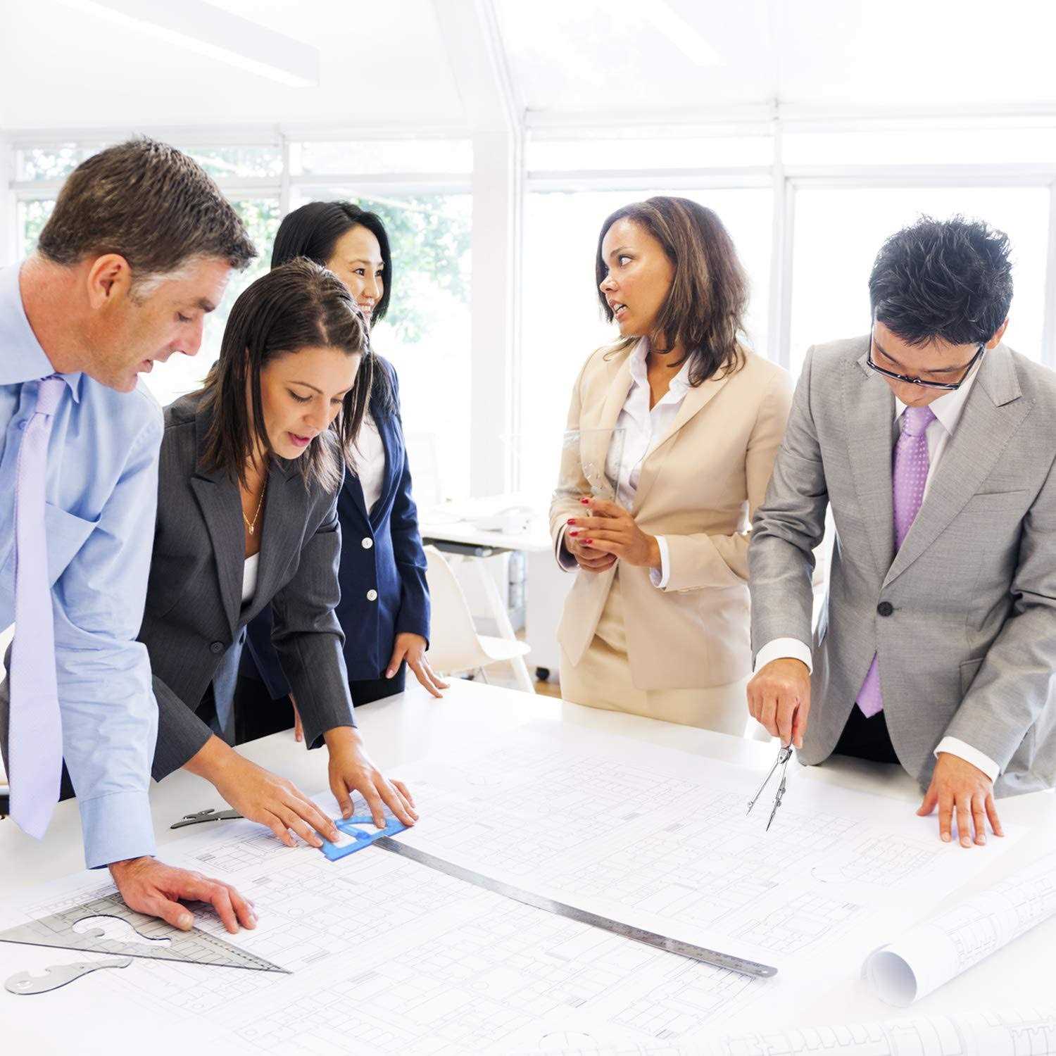 Student Geometry Math Set, Drawing Compass and 6 Inch Blue Swing Arm ...