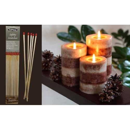 Extra Heavy Duty Long Safety Matches Long Wooden Fireplace Matches For ...