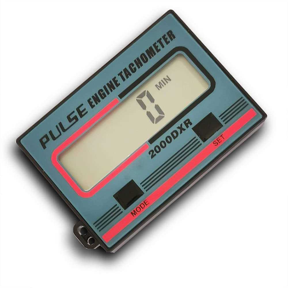 Gexmil Handheld Digital Induction Chain Saw Tachometer LCD Display Tachometer Tach Gauge for ...