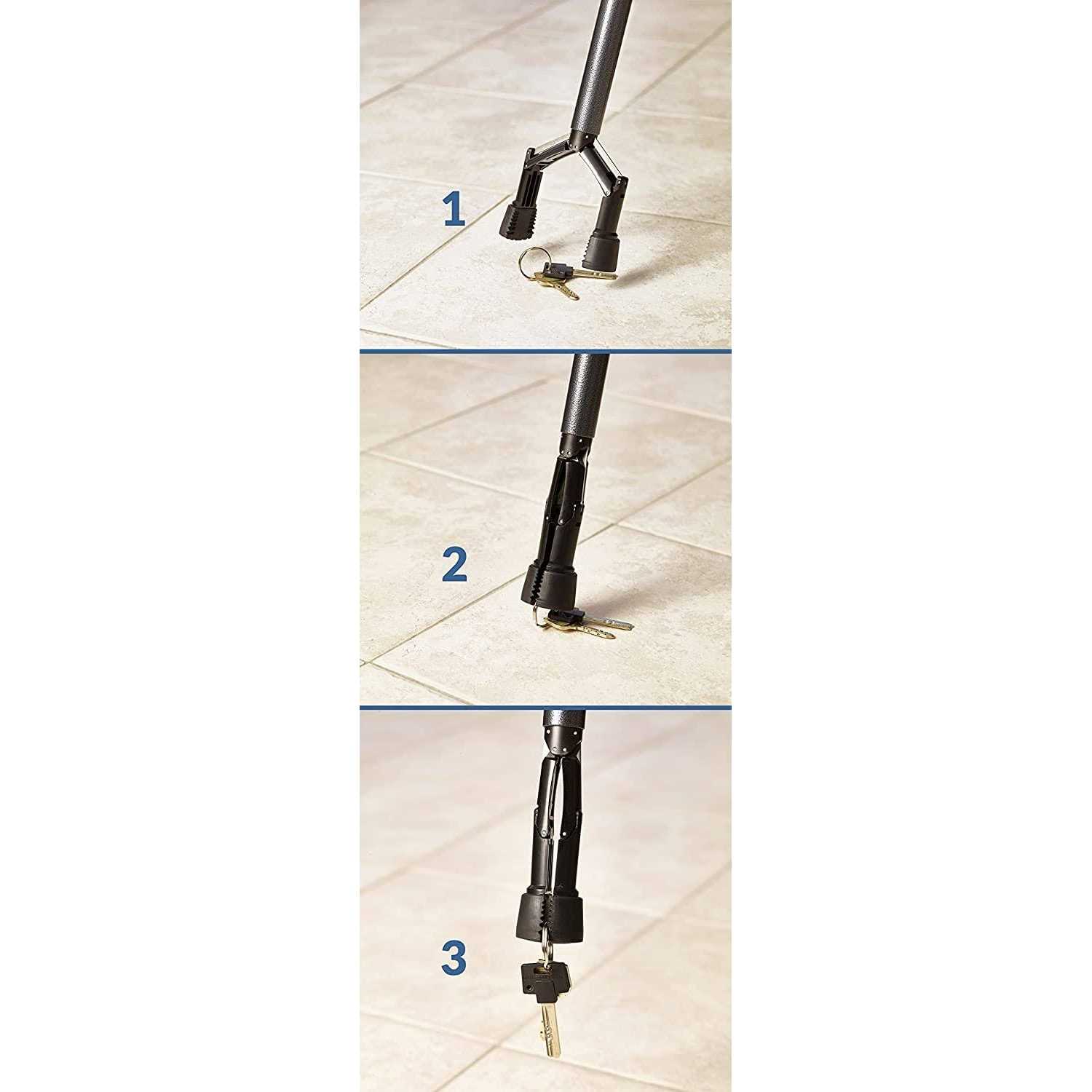 Handy Cane All In One Walking Aid with Built In Reacher Grabber ...