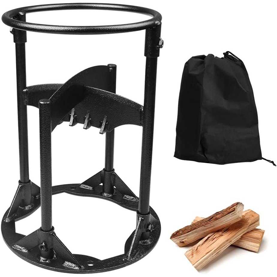 Enochrozey Wood Splitter Heavy Duty Cast Iron Kindling Splitter ...