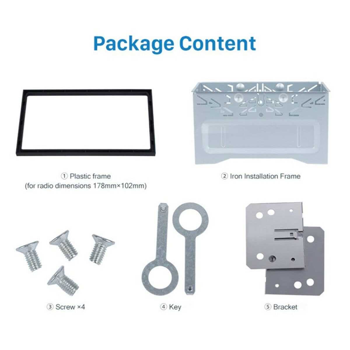 Sound way In dash 2 Din Universal Double Din Car stereo radio ...