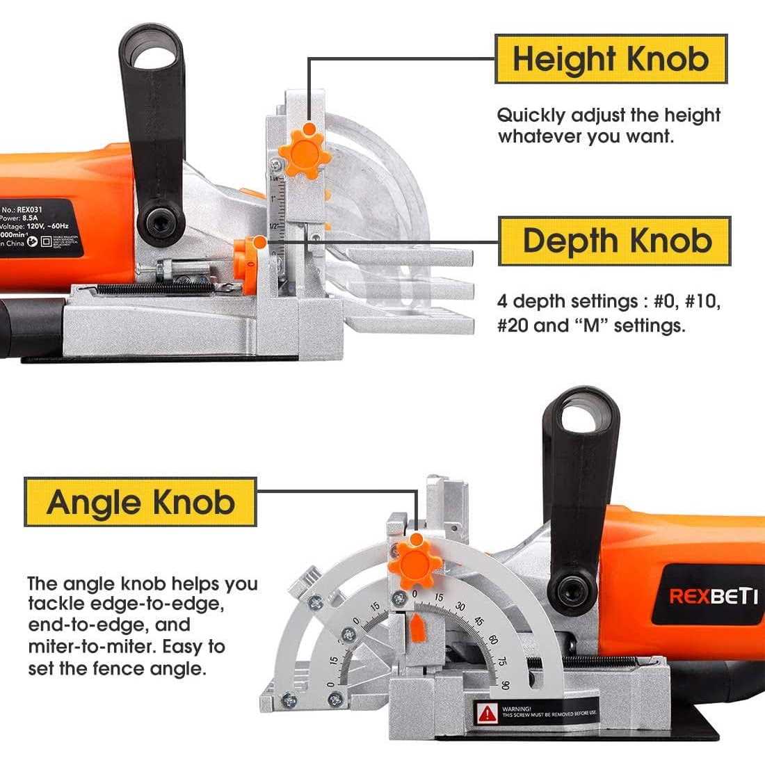 Rexbeti Wood Biscuit Plate Joiner Kit - Hardware&Tools Online Store