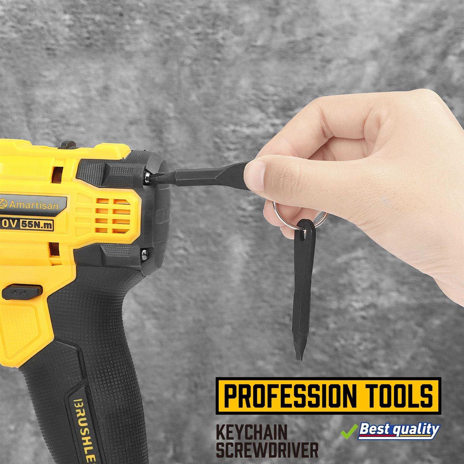 Amartisan 10-Piece Magnetic Screwdrivers Set 5 Phillips and 5 Slotted ...