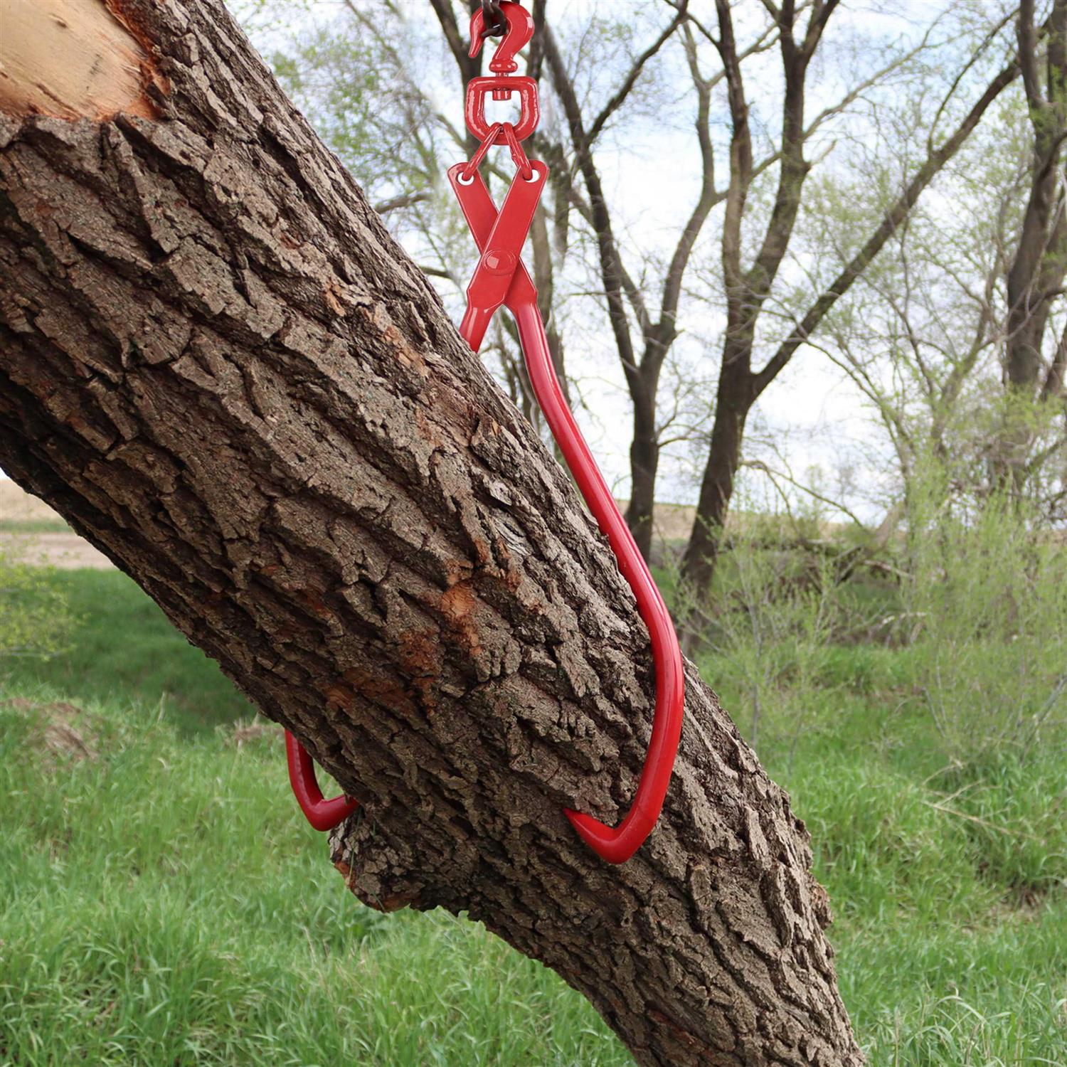 Felled Timber Claw Hook 32in Log Lifting Tongs Heavy Duty Grapple ...