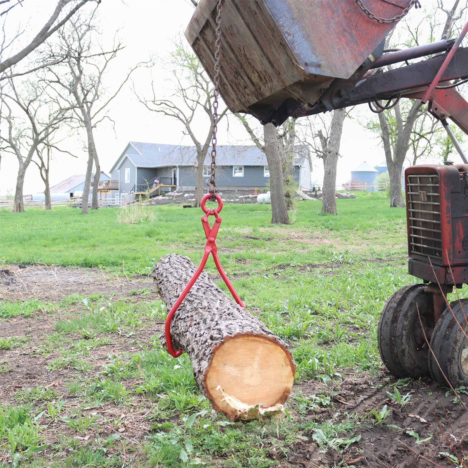 Felled Timber Claw Hook 32in Log Lifting Tongs Heavy Duty Grapple ...