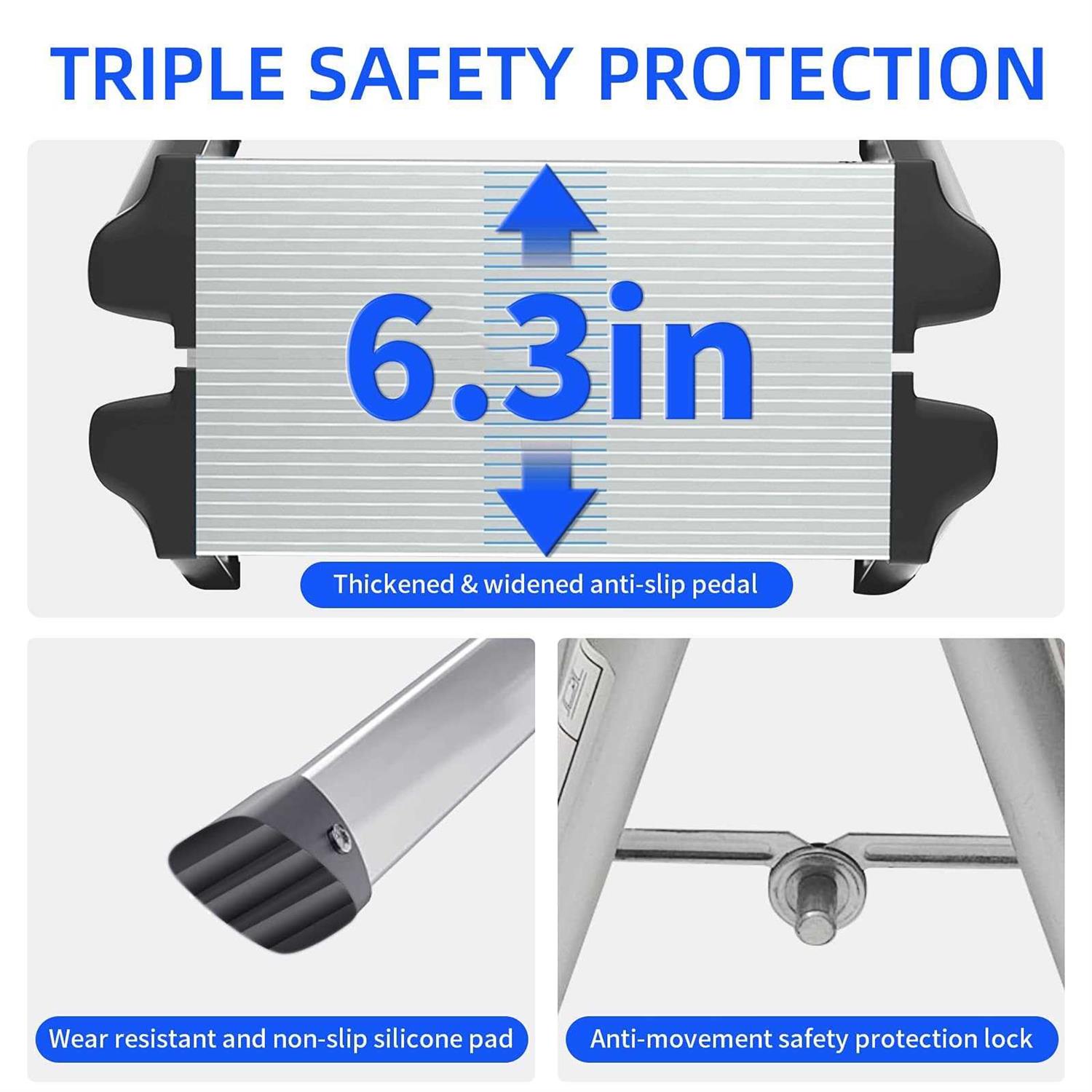 Folding Step Stool Small Foldable Step Stool One Step Ladder with 330 ...