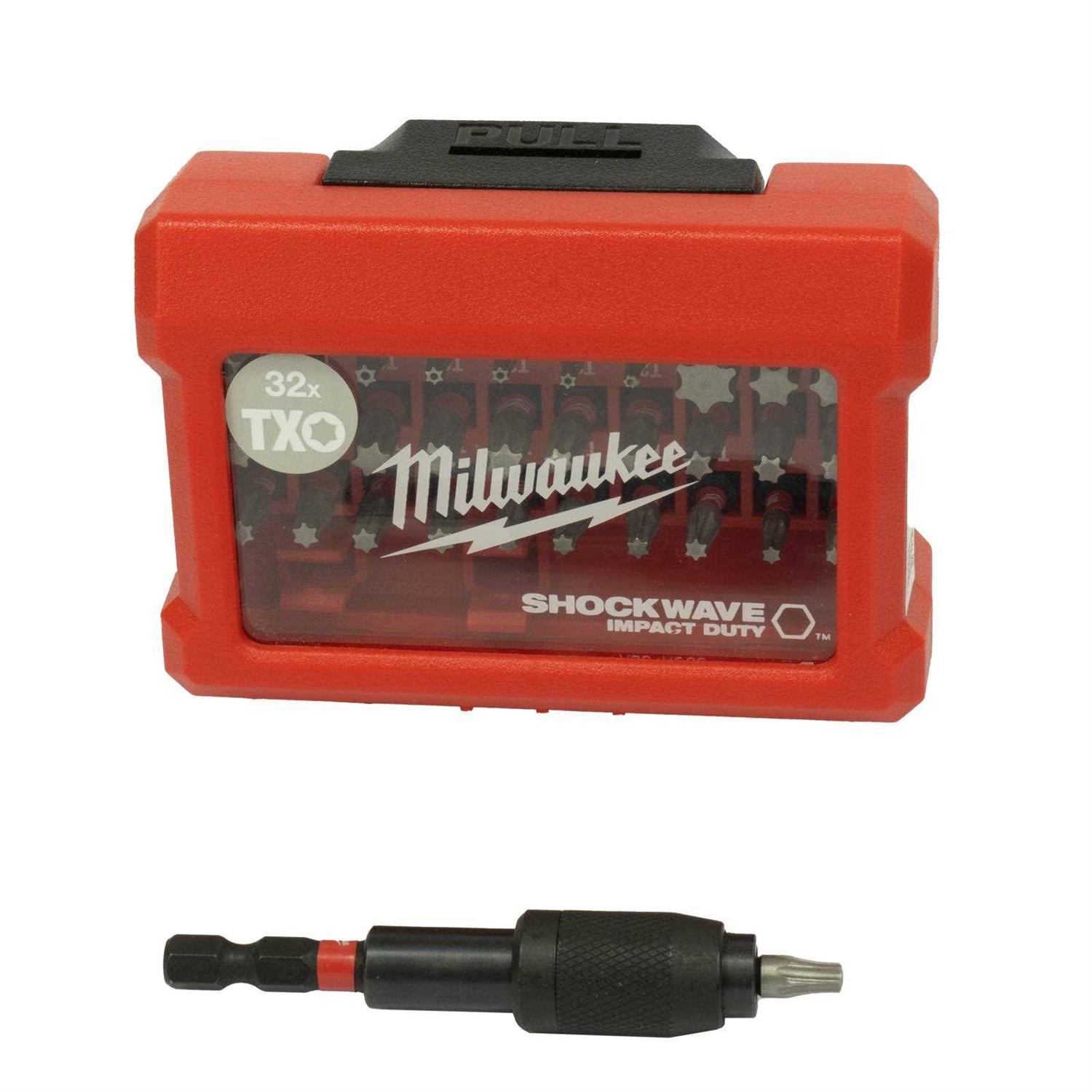 Milwaukee Shockwave Compact Bit 32 Piece Torx Set 4932471586 - Hardware ...