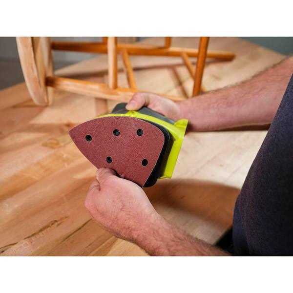 Ryobi 99-Piece 5-1/2 in. Corner Cat Sand Paper Assortment Set ...