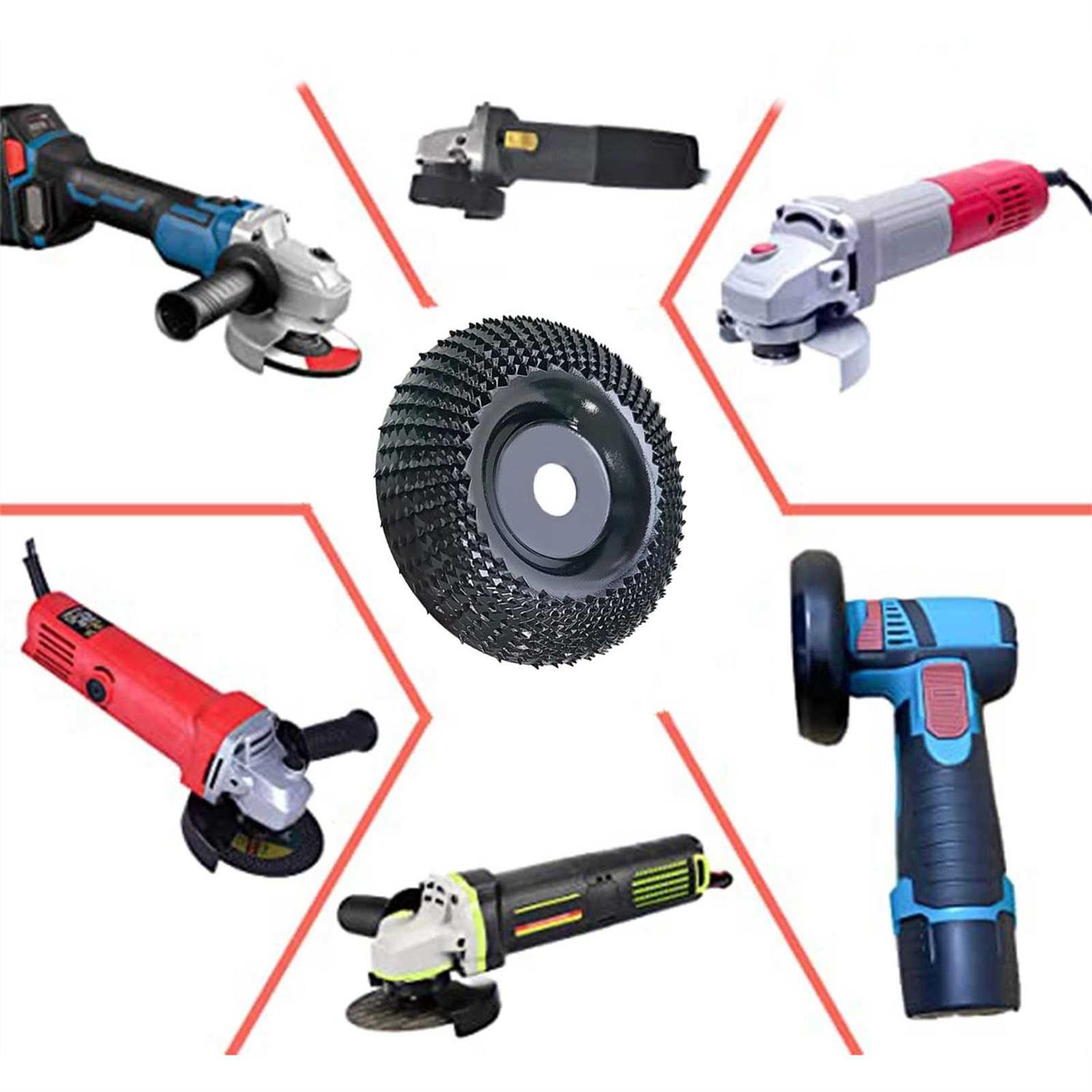 Wood Carving Disc Grinder Wheel Disc 4 Inch Wood Shaping Wheel Wood ...