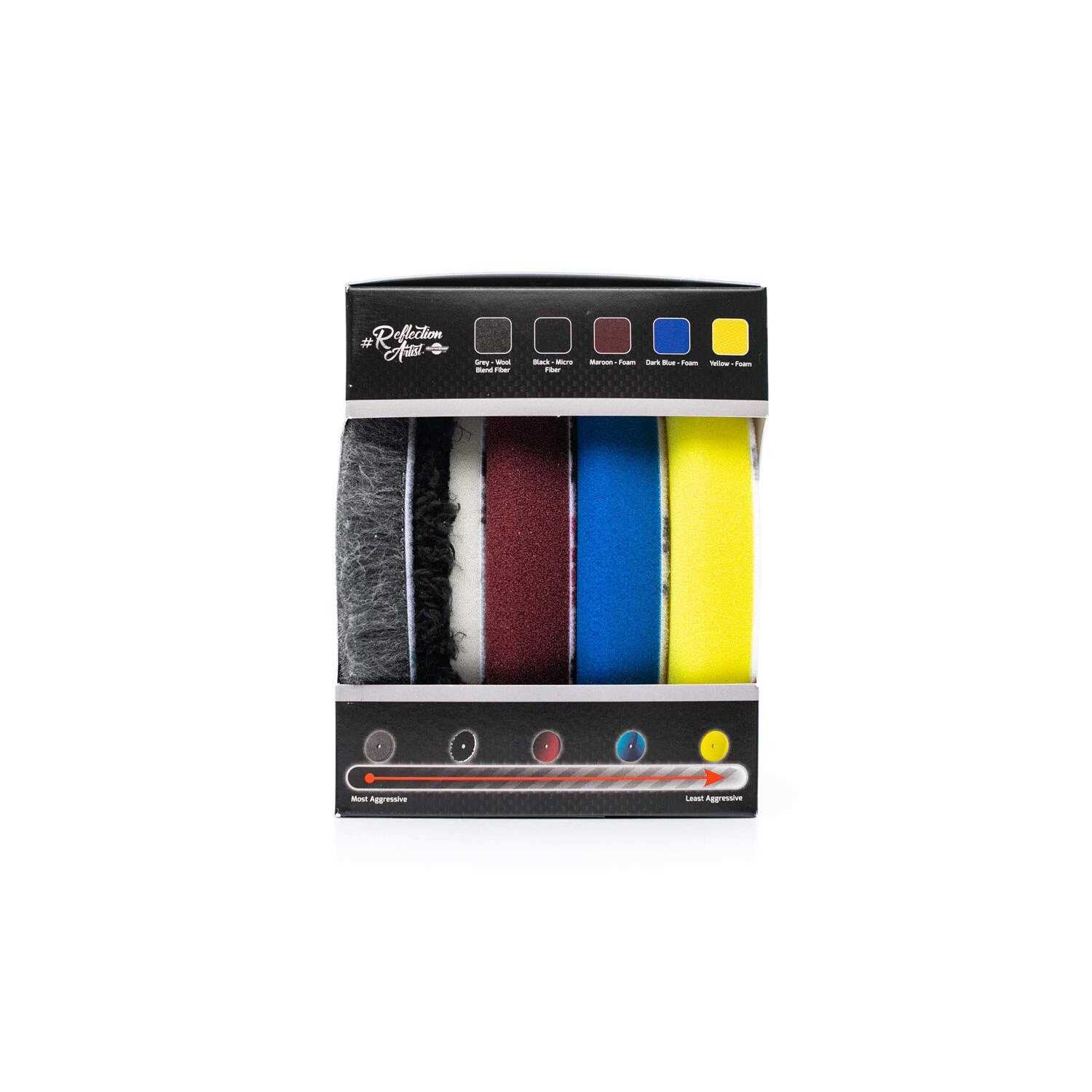 The Rag Company Buff and Shine Reflection Artist Complete Buffing Kit ...