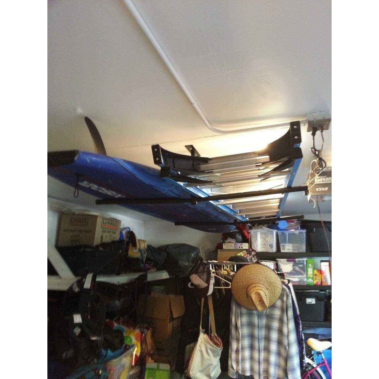 Storeyourboard Double Ladder Ceiling Rack, Hi Port 2 Garage Storage and ...