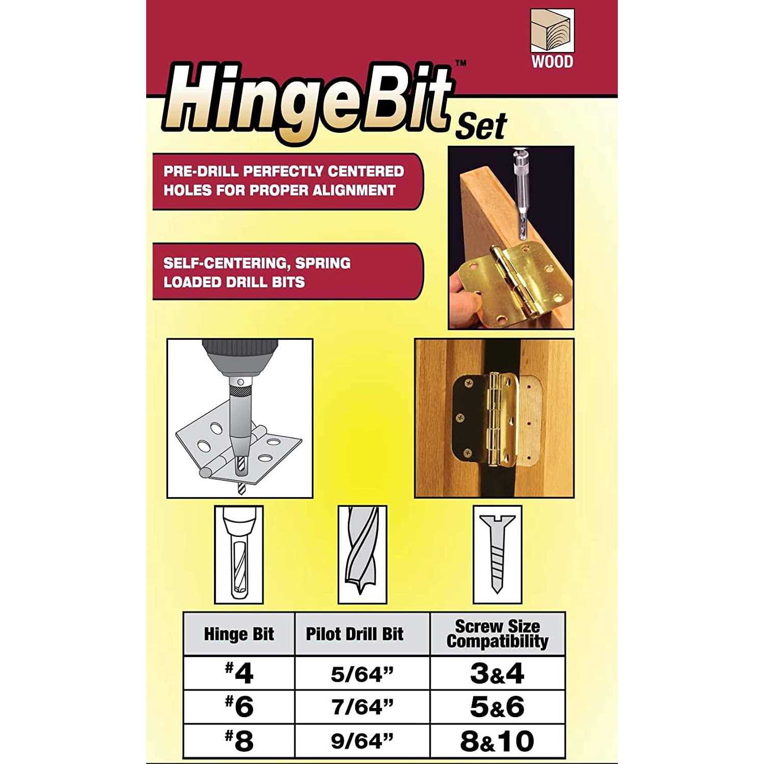 Milescraft Hinge Bit Set - Hardware&Tools Online Store