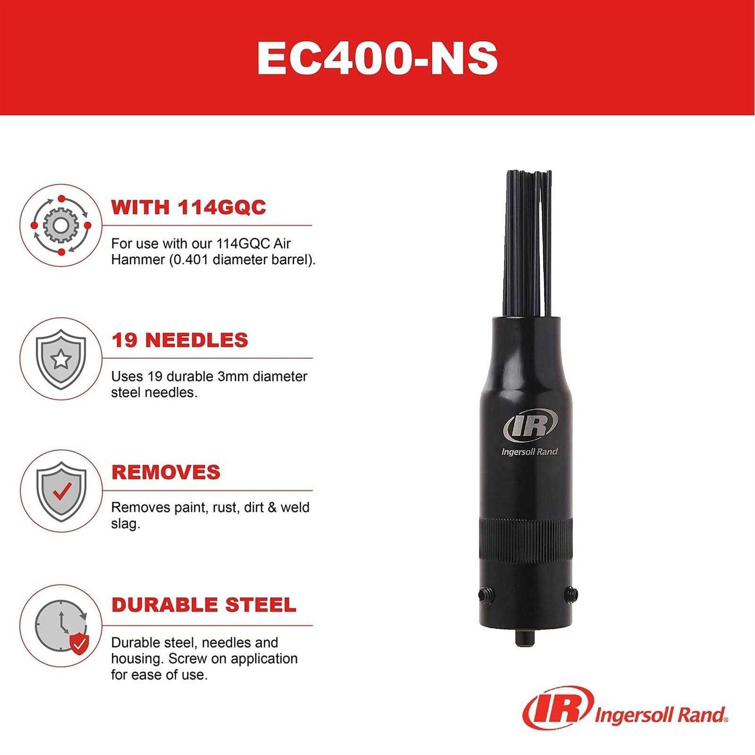 Ingersoll Rand Edge Series EC400-NS Needle Scaler Attachment - Hardware ...